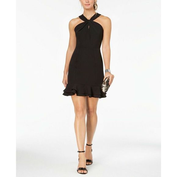 19 Cooper | Dresses | 9 Cooper Womens Open Lace Back Sheath Dress ...